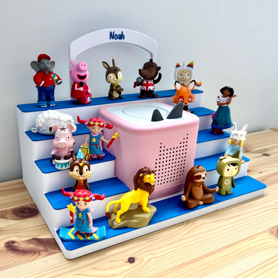 Personalised Toniebox 2 Shelf Extra Large | Magnetic Figure Storage ...