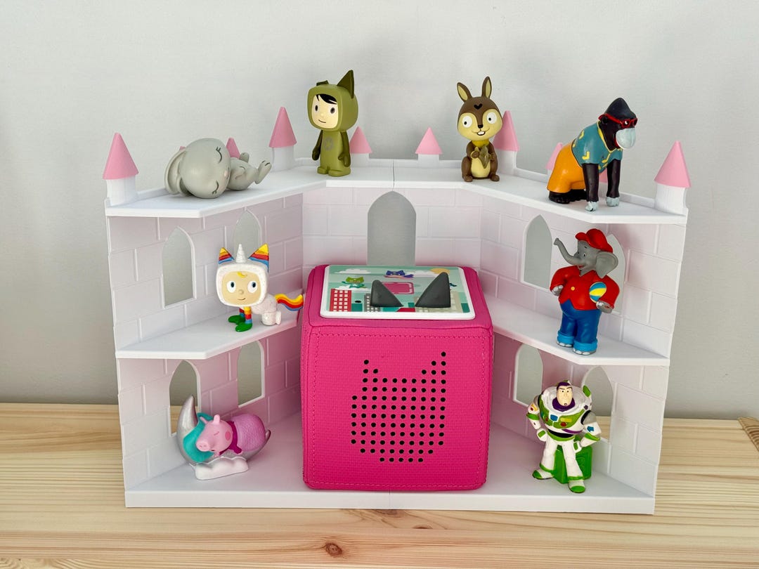 Tonie Box Chateau Magnetic Shelf, Figure Stand Charging Holder Docking ...