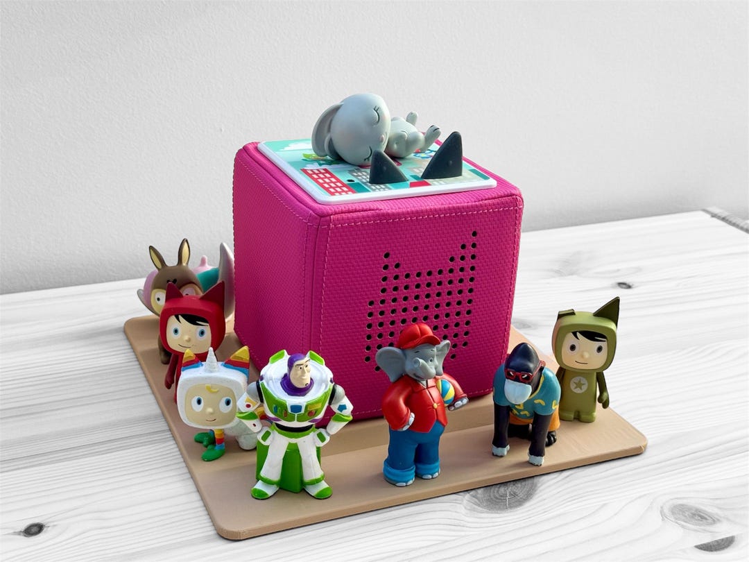 Tonie Box Square Magnetic Shelf, Figure Stand Charging Holder Docking ...