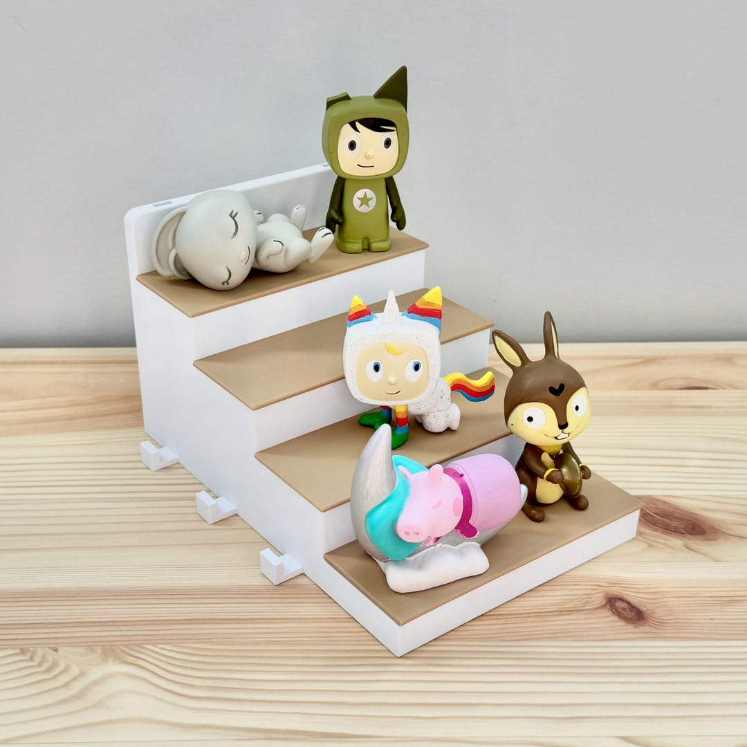 Tonie Box Stairs Extension Magnetic Shelf, Figure Stand Charging Holder ...