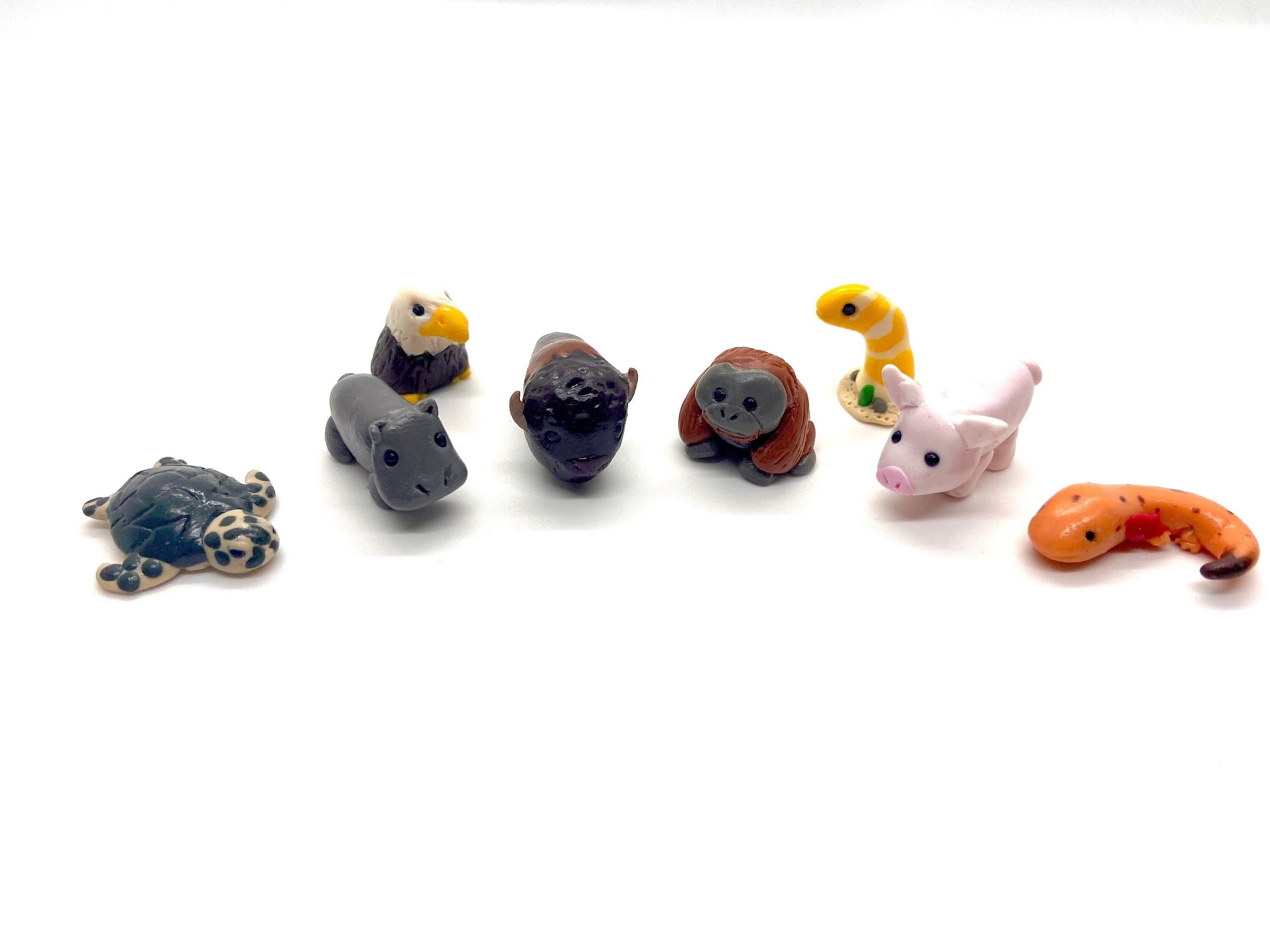 Custom Tiny Animal Figures, Polymer Clay Pet Figurines - Etsy