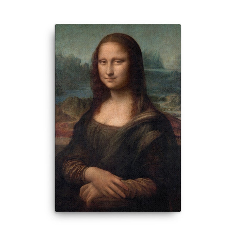 Leonardo Da Vinci's Portrait of Mona Lisa Del Giocondo - Etsy