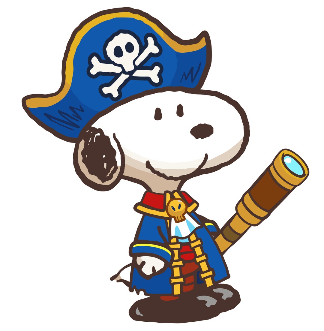 Snoopy Svg Pirate Snoopy Svg Peanuts Svg Snoopy Png - Etsy New Zealand