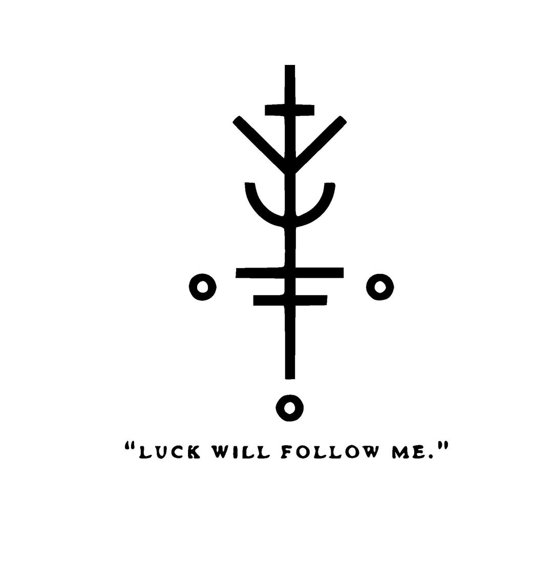 Luck With Me Symbol Svg Luck Sigil Svg Sigil of Luck Svg - Etsy New Zealand