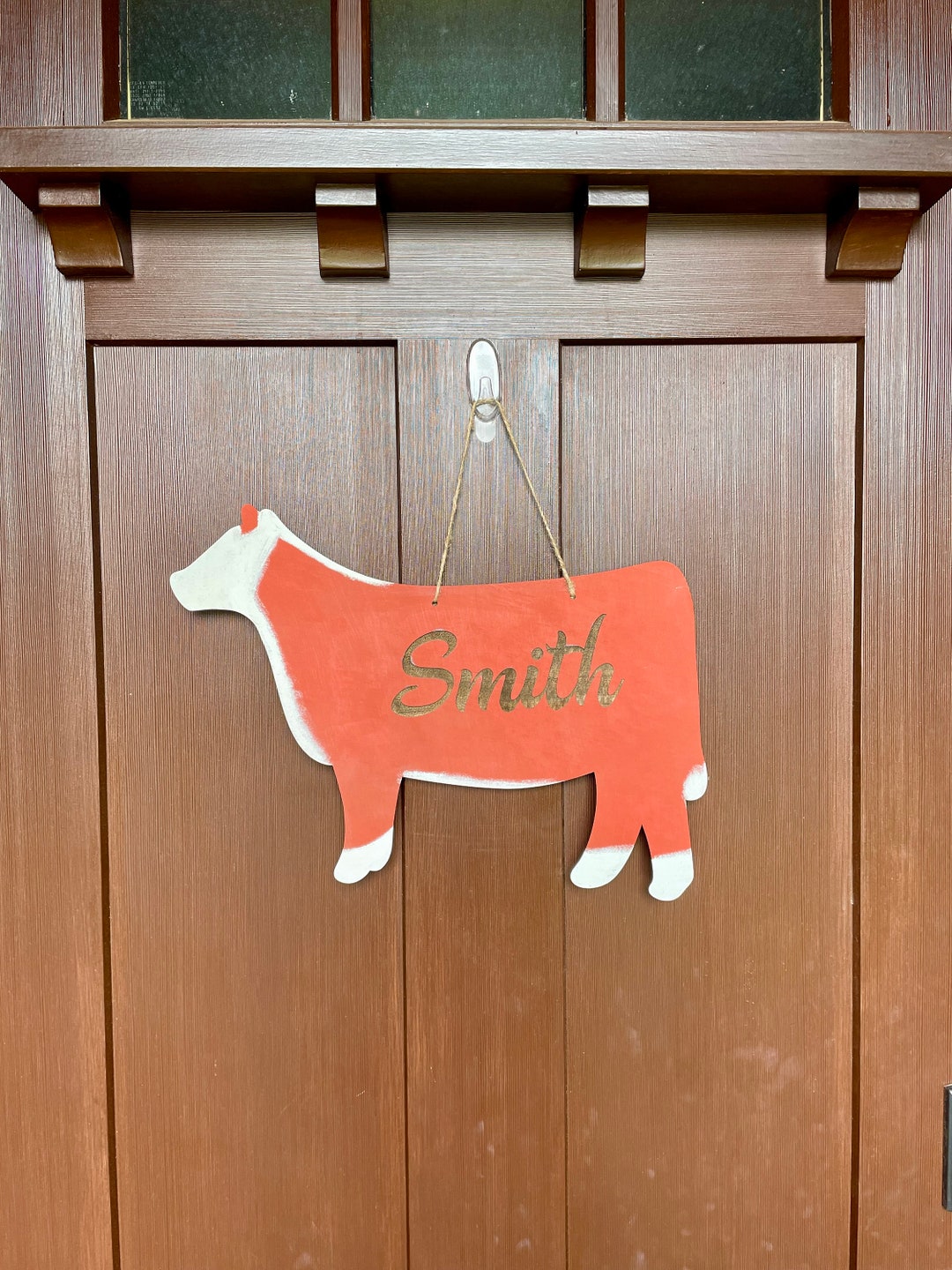 Personalized Show Steer Door Hanger - Etsy