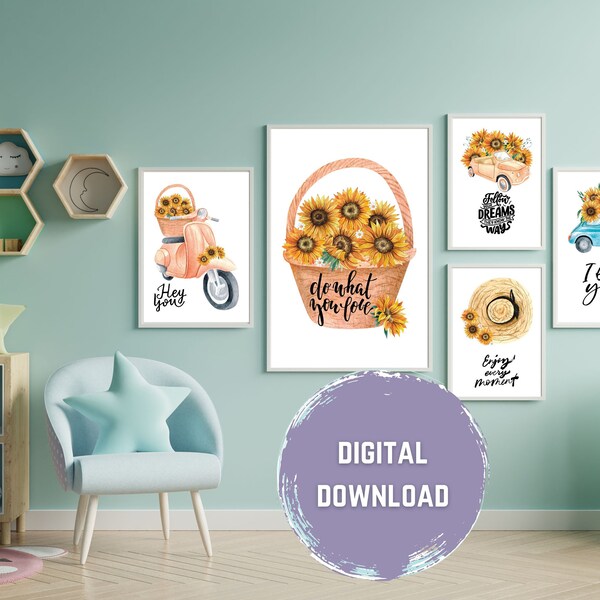 Sunflower Poster - Etsy