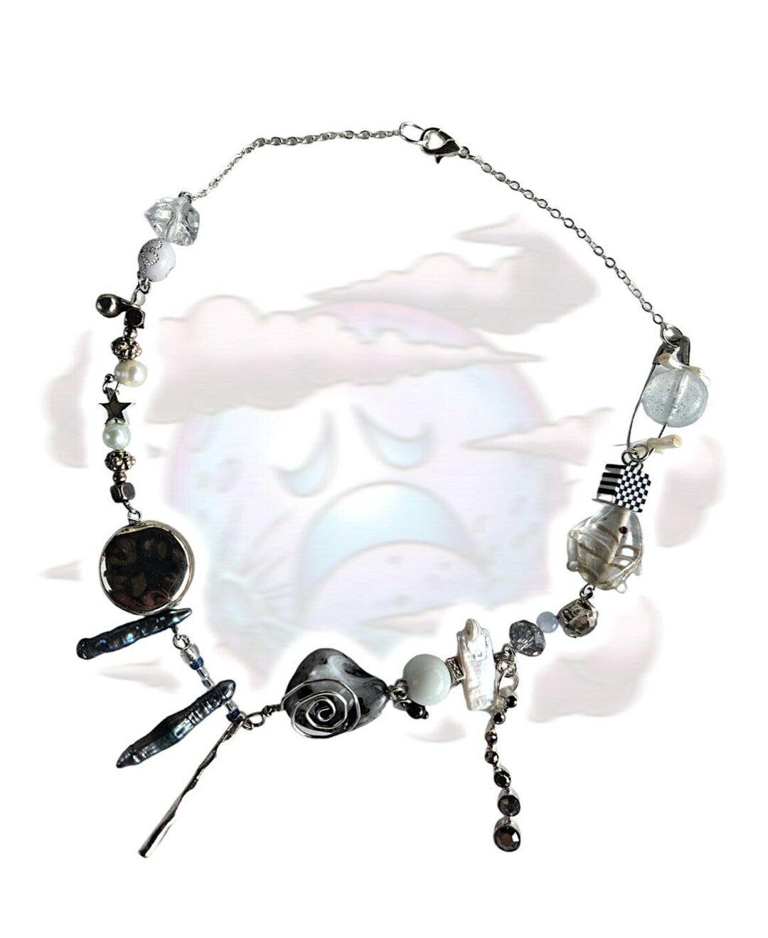 Arcane Stone necklace Dreamcore Angelic Ethereal - Etsy
