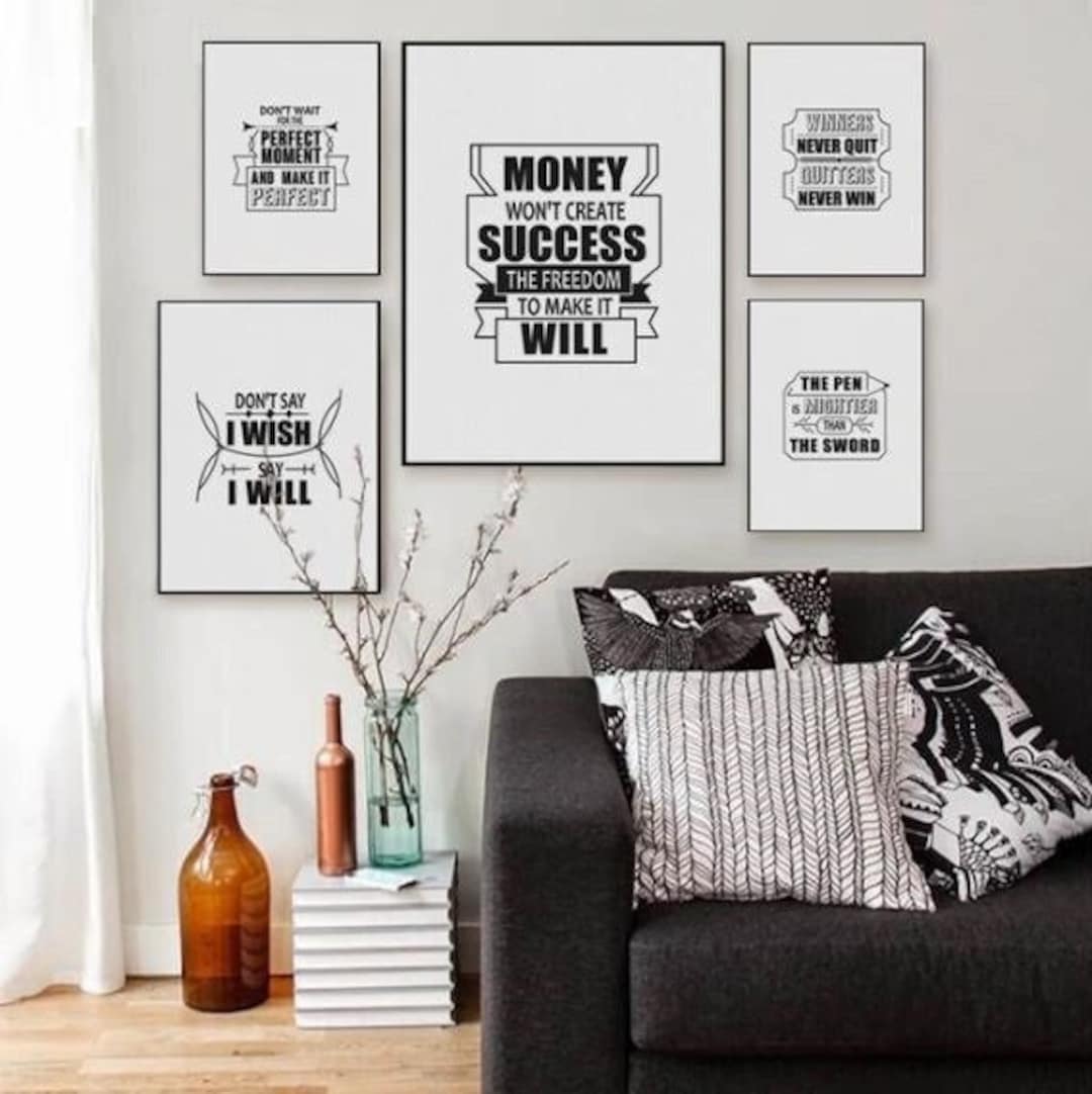 Motivational Poster,motivational Poster Colorful Wall Art,motivational ...