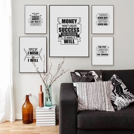 Motivational Poster,motivational Poster Colorful Wall Art,motivational ...