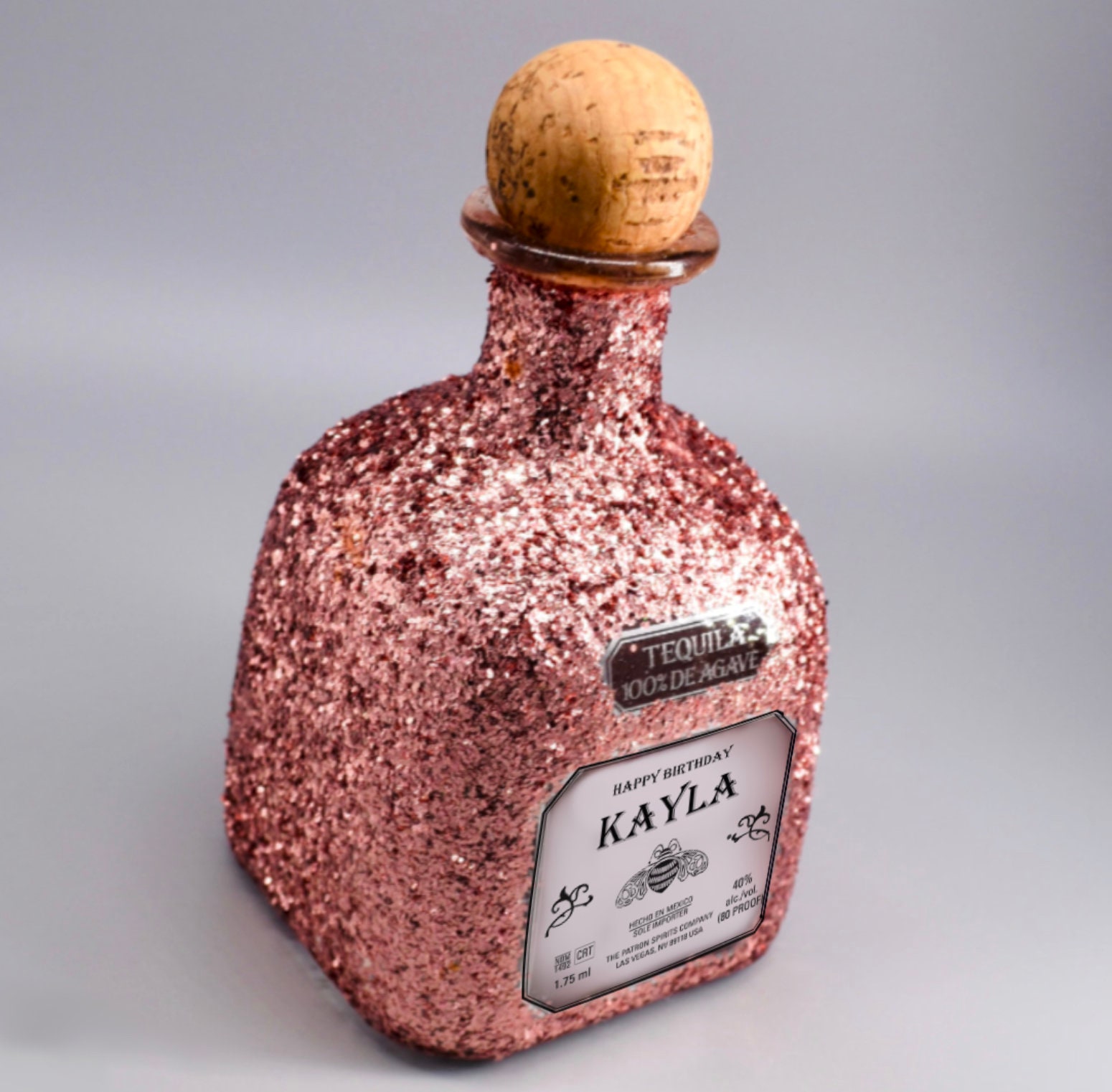 Custom Patron Bottle - Etsy