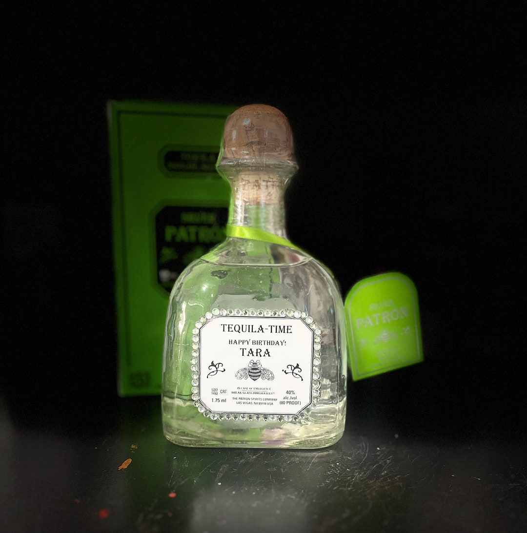 Custom Patron Bottle - Etsy