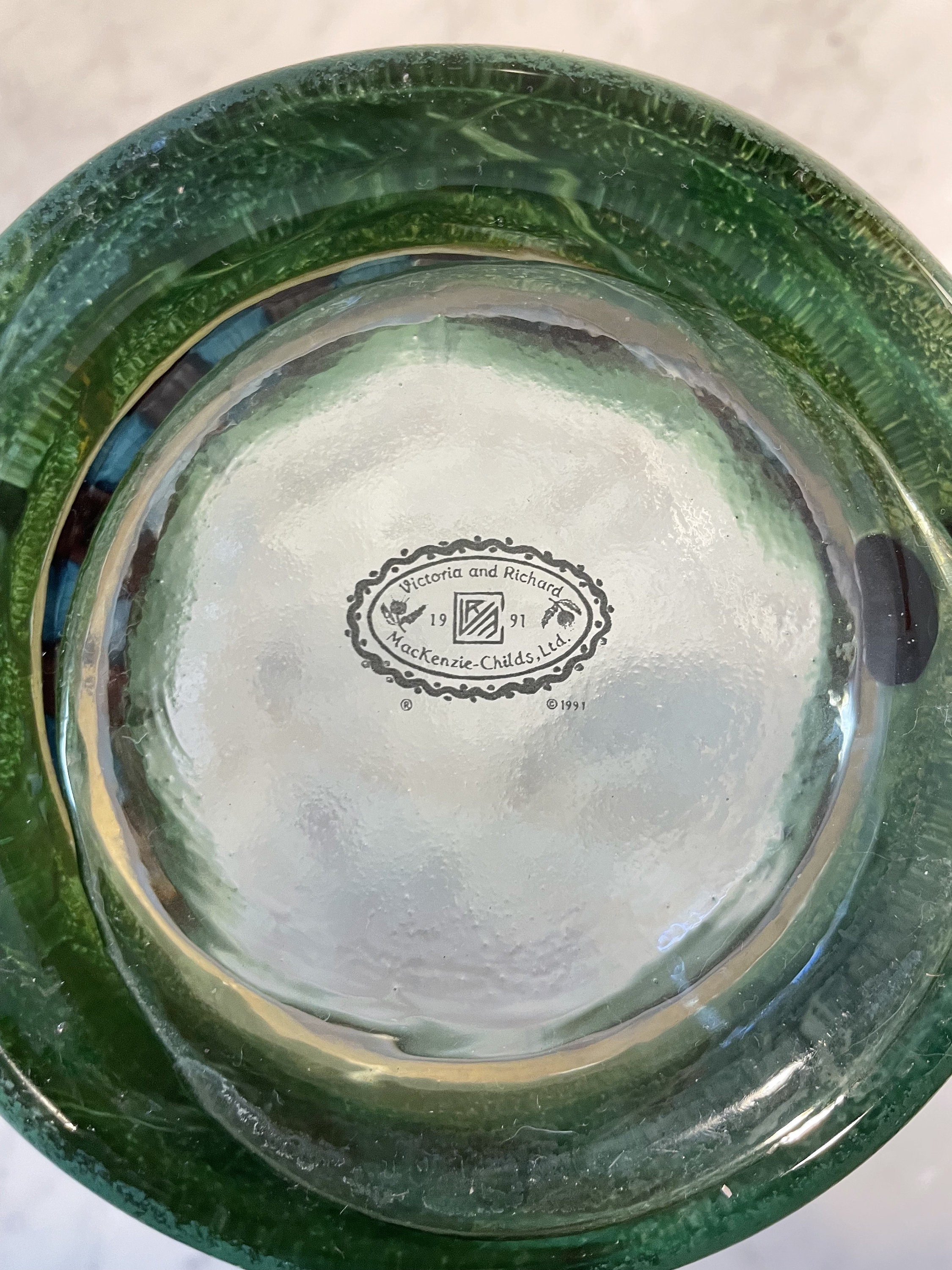 Mackenzie Childs Vintage Glassware - Etsy