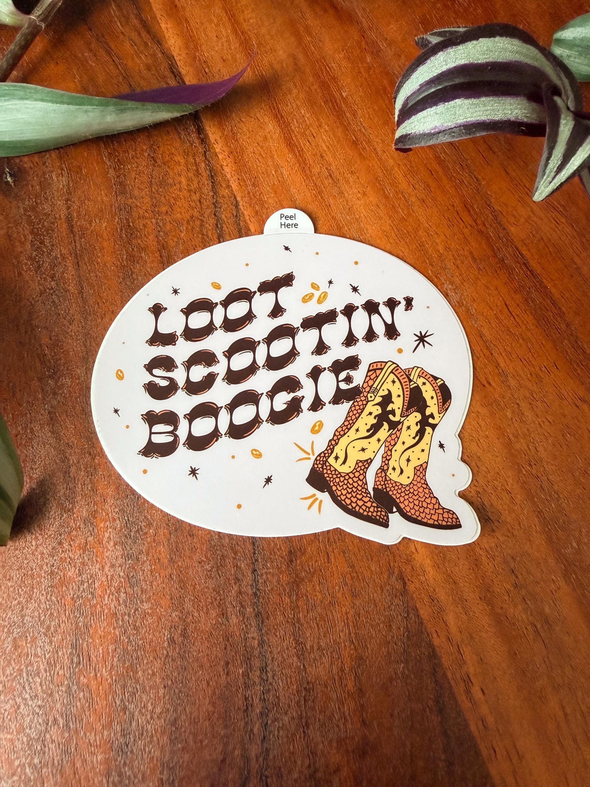 Loot Scootin' Boogie Dnd Sticker | Vinyl Sticker - Etsy