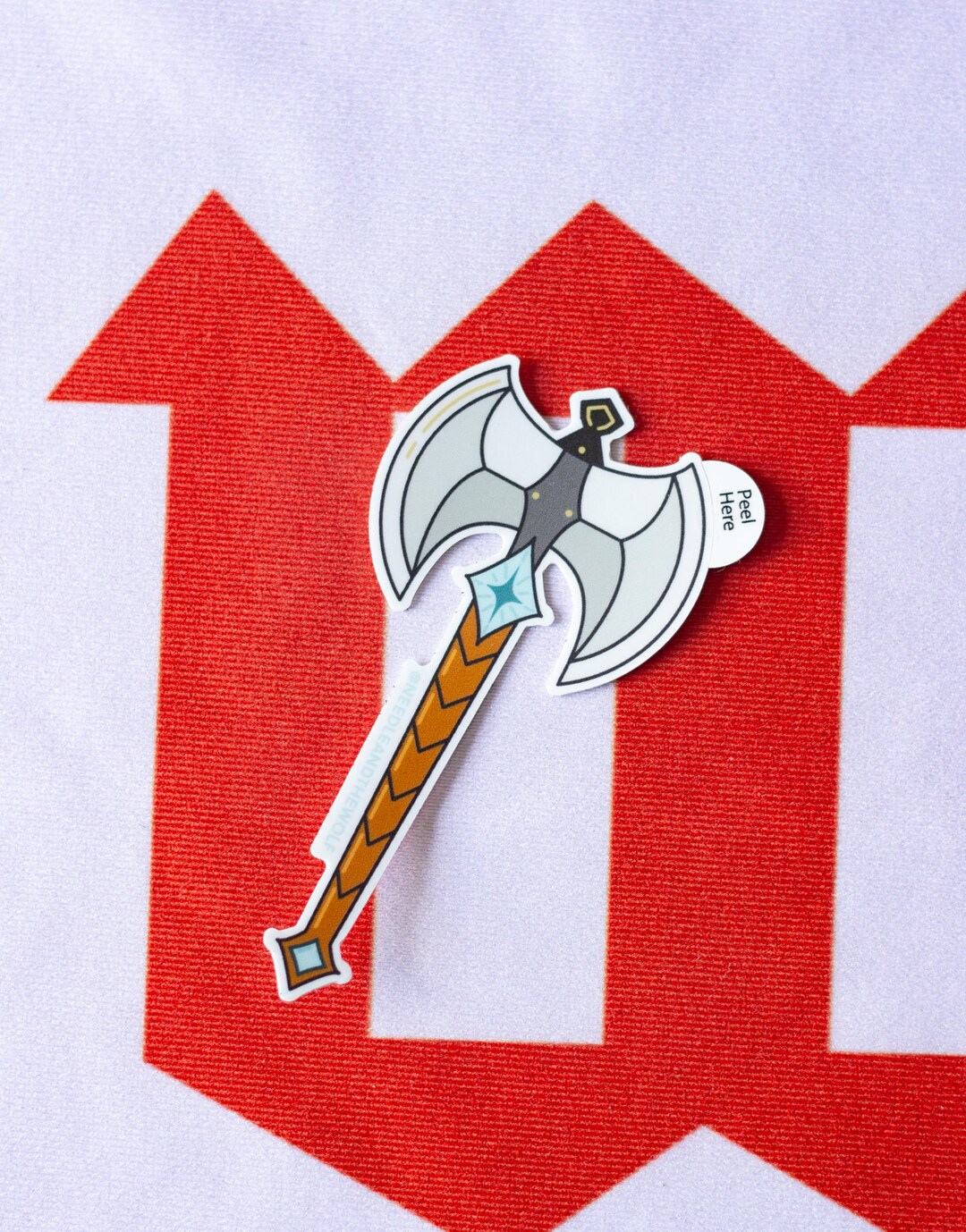 Battle Axe Sticker - Etsy