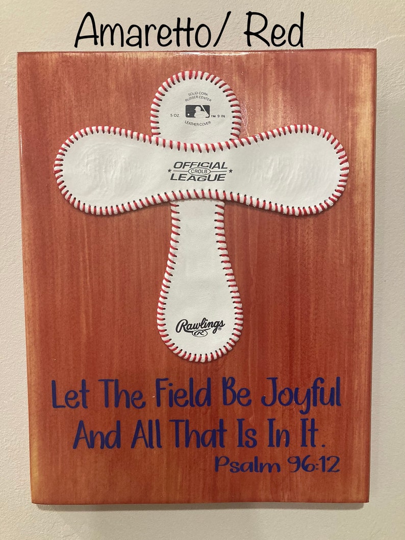 Baseball Cross Plaque - Etsy
