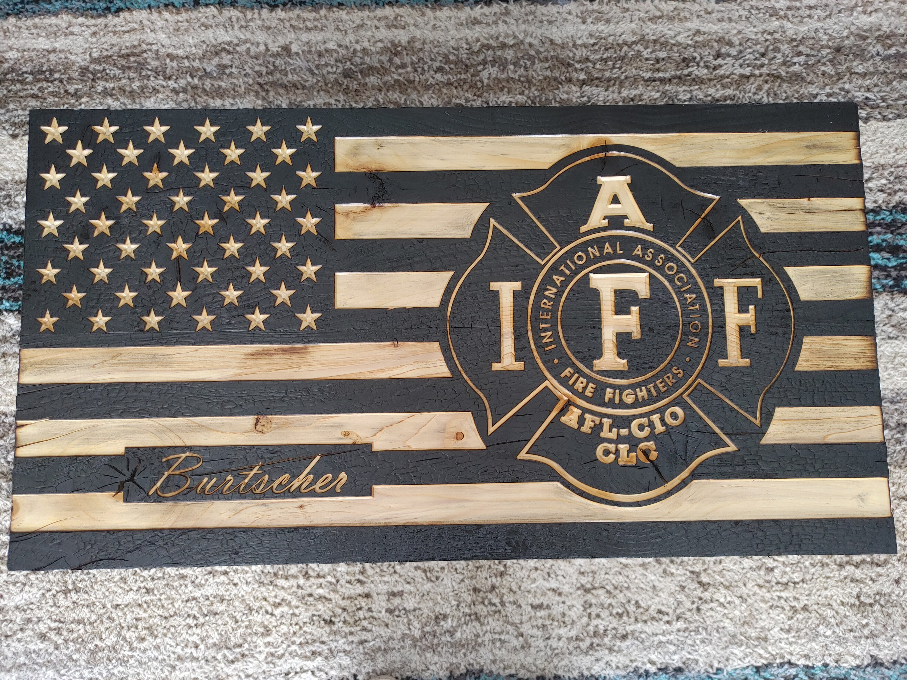 IAFF Flag SVG - Etsy