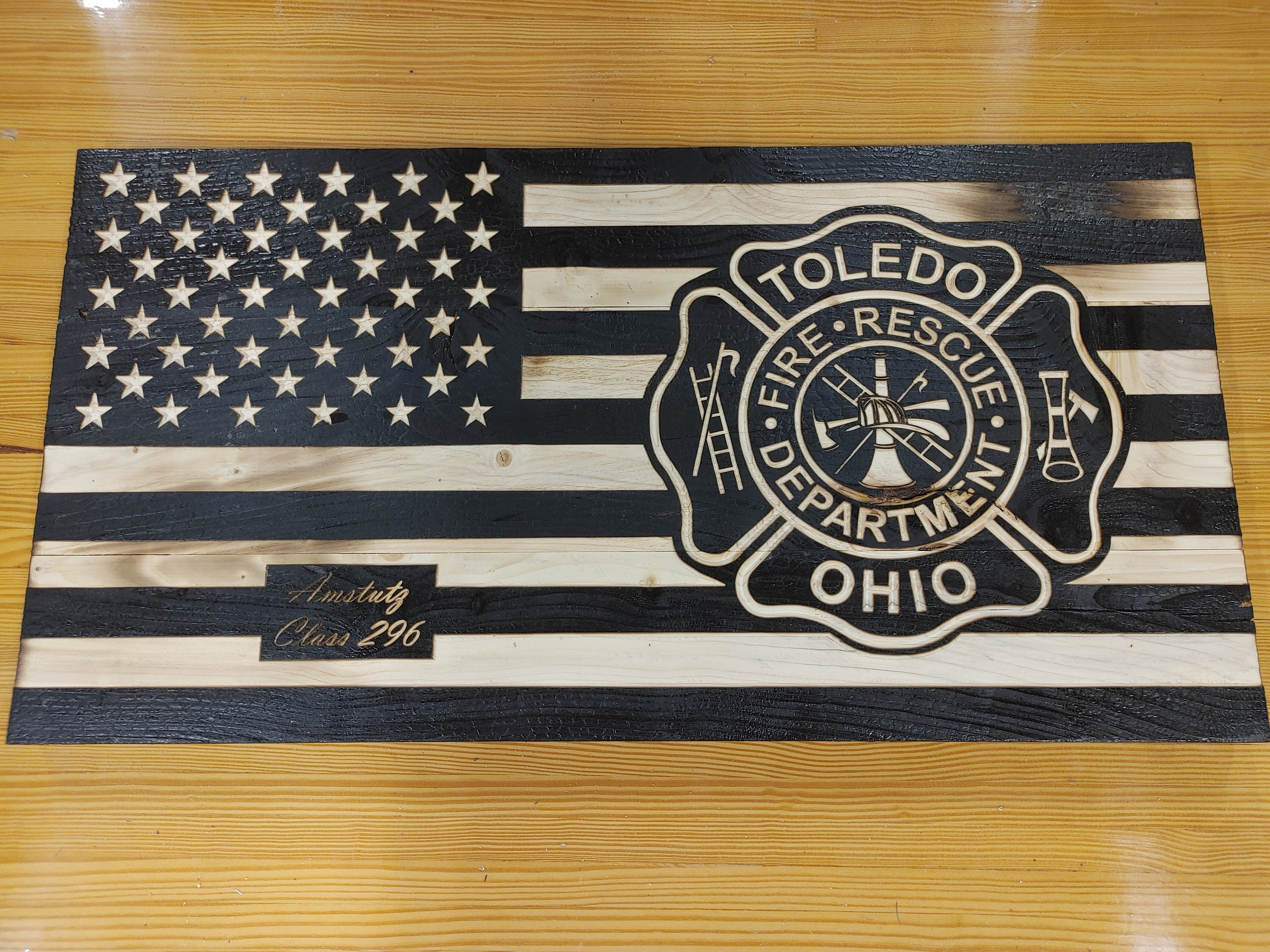 Toledo Fire Flag SVG - Etsy