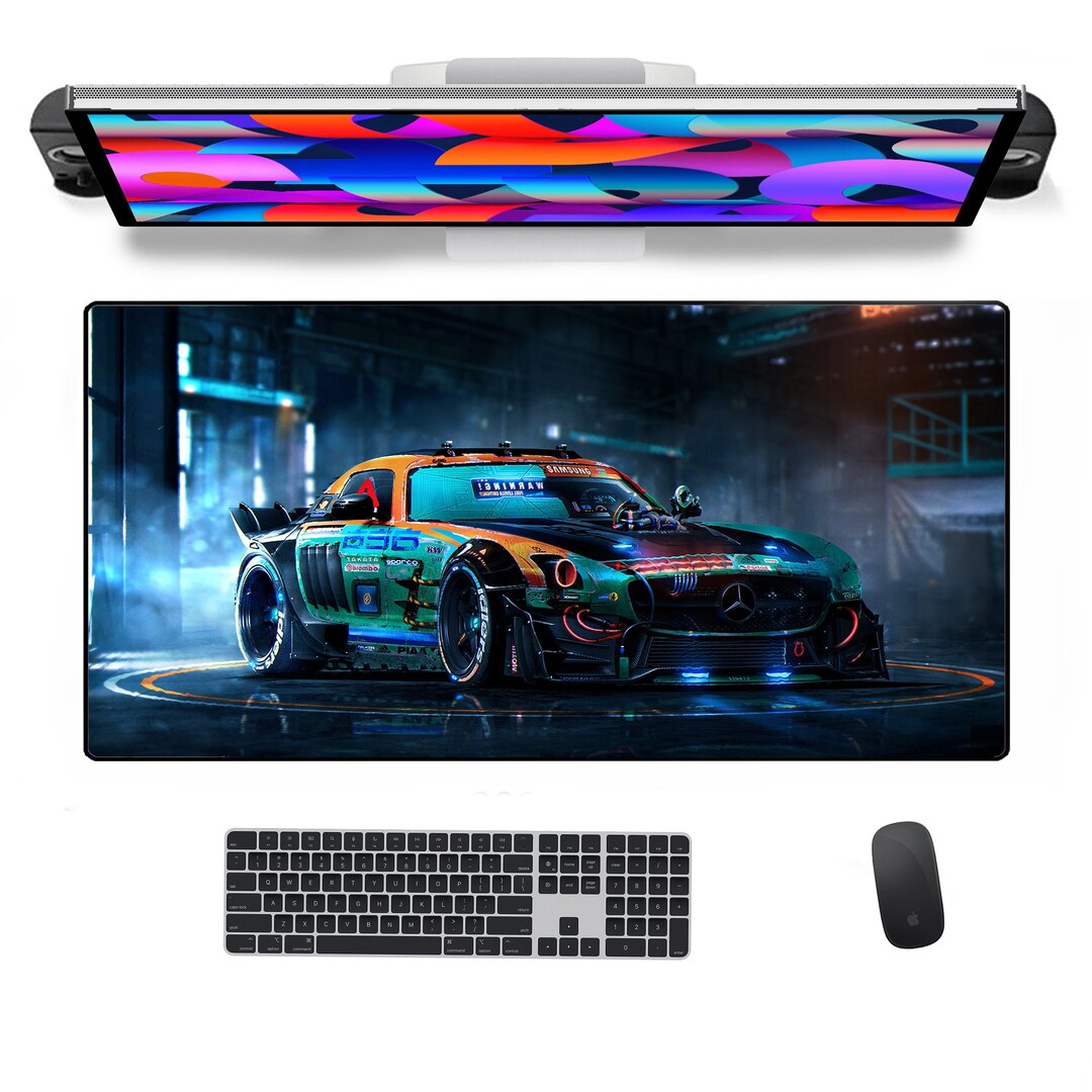 Big Gaming XXL Mouse Pad Desk Mat Mousepad Car AMG Gt Cyberpunk Tuning ...