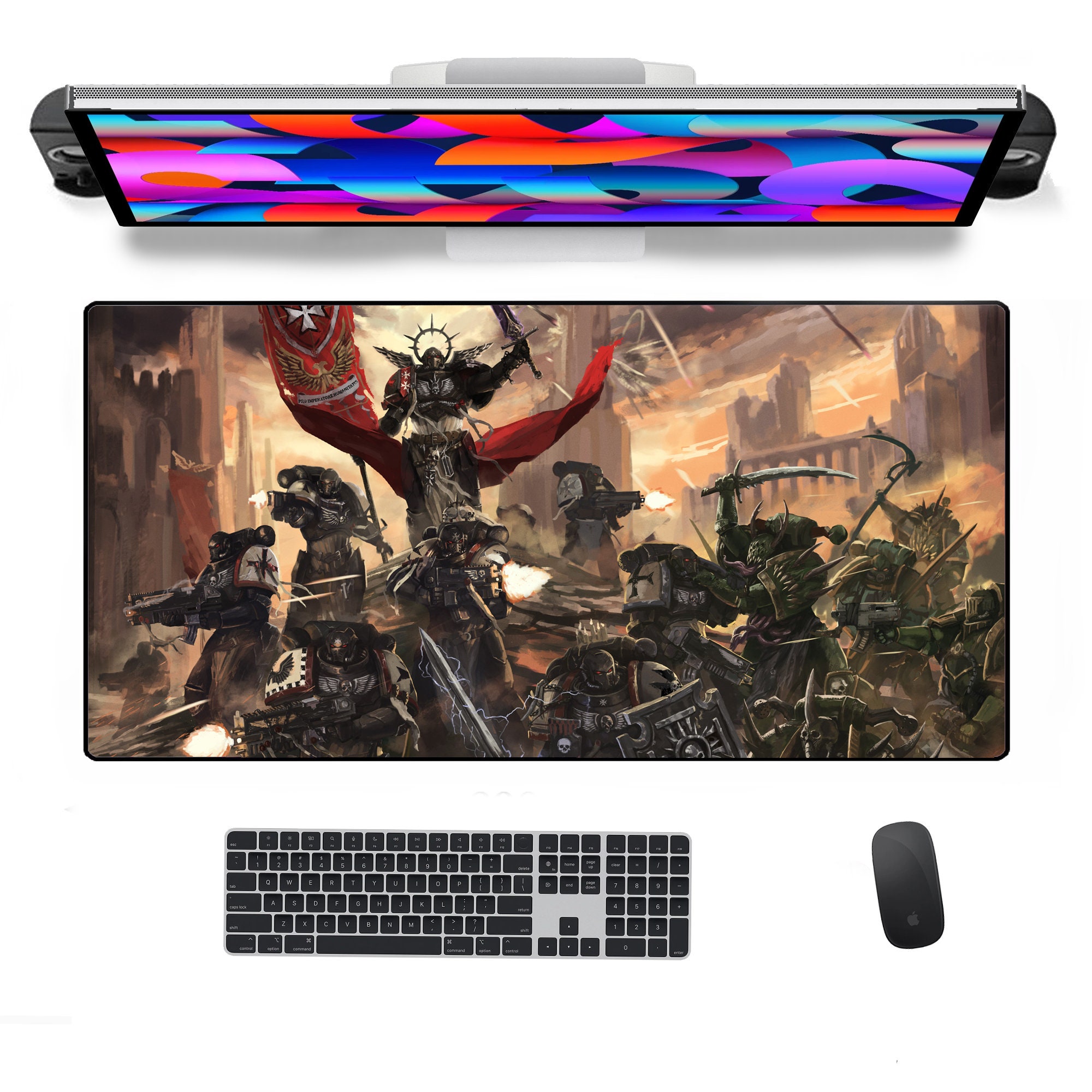 Big Gaming XXL Mouse Pad Desk Mat Mousepad Fantasy Warhammer War 40k ...