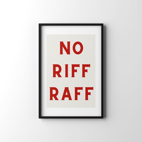 Riff Raff Wall Art - Etsy