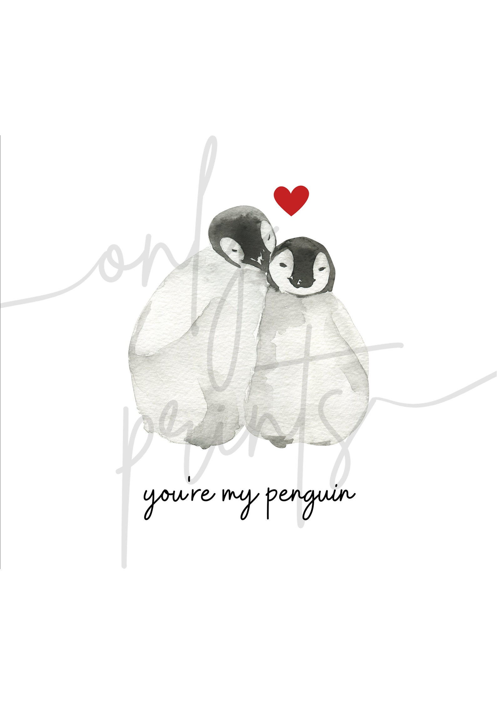 You're My Penguin Digital Print | INSTANT Download | Wall Art | Digital Download | Home Decor - Etsy