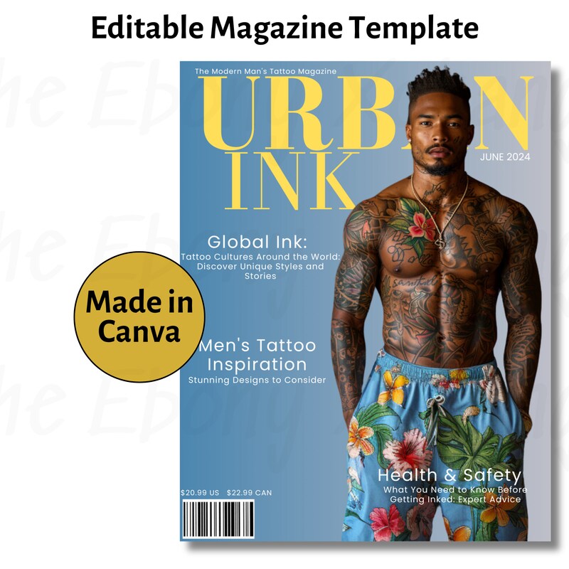 Magazine Layout - Etsy