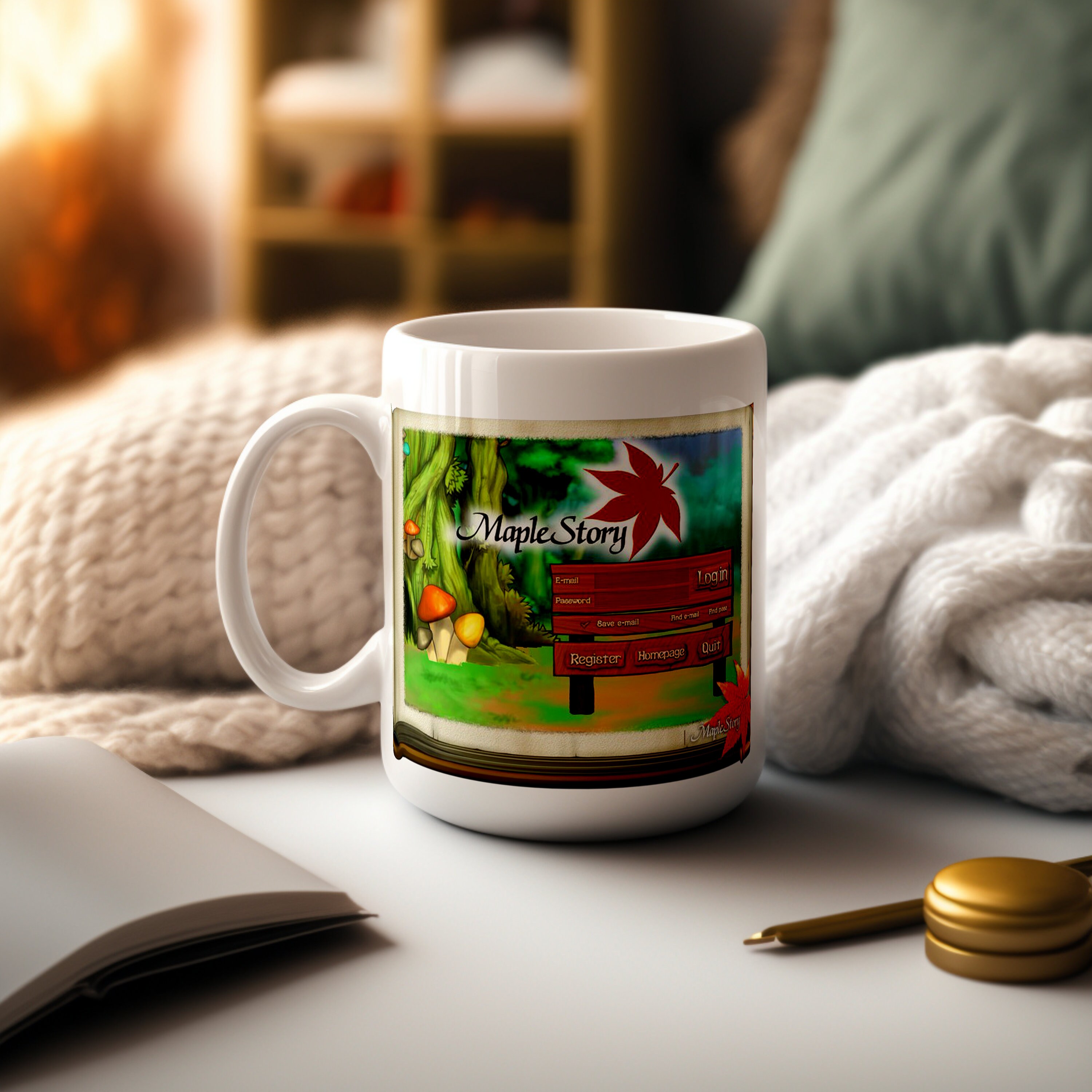 Maplestory Login Screen Mug - Etsy