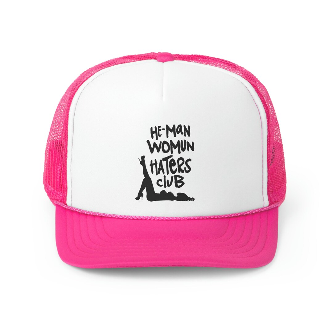 He-man Womun Haters Club Trucker Hat, Cute Funny Hats 90s Movies, 90s ...