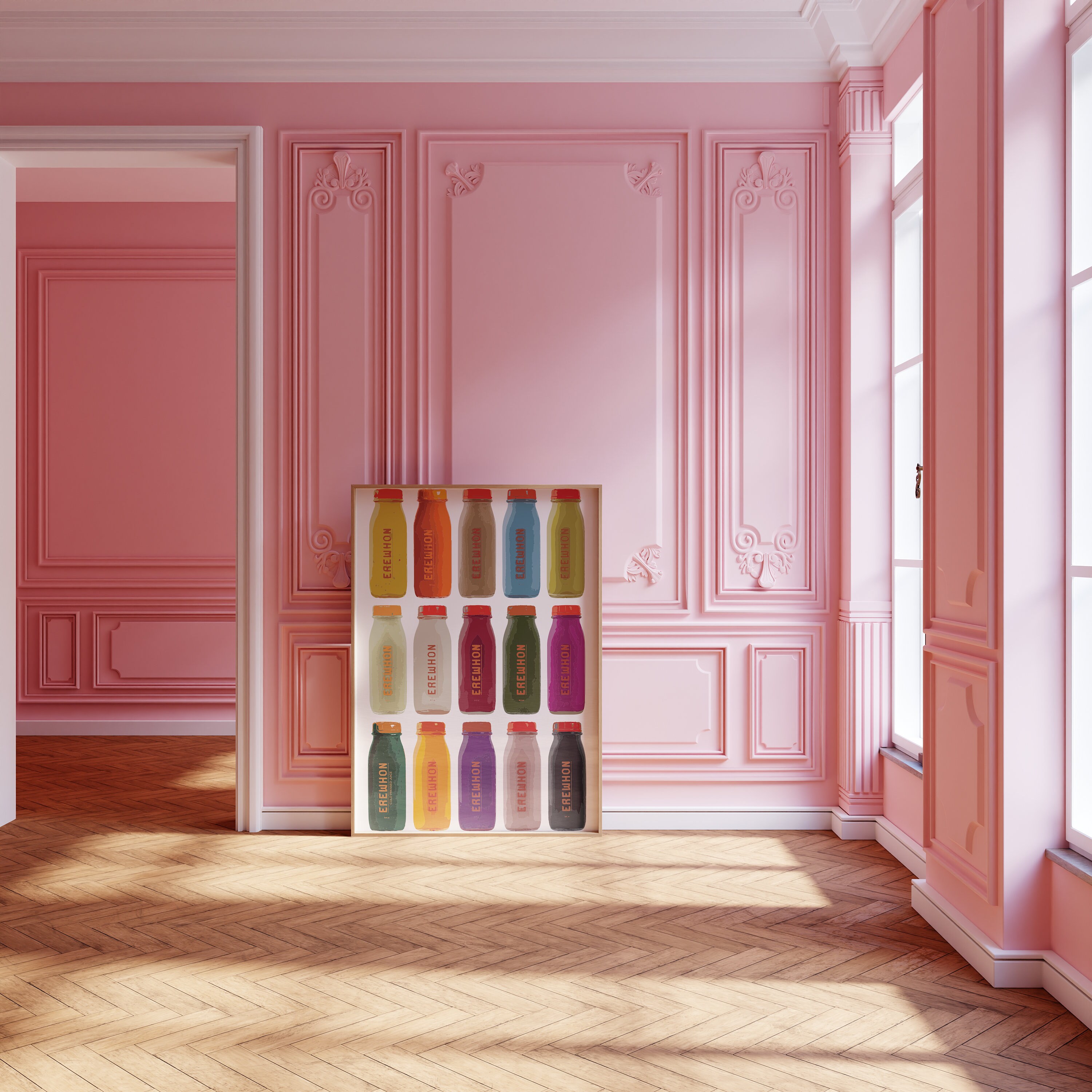 Erewhon Drink/juice Wall Print - Colorful and Trendy Kitchen/bar Art ...