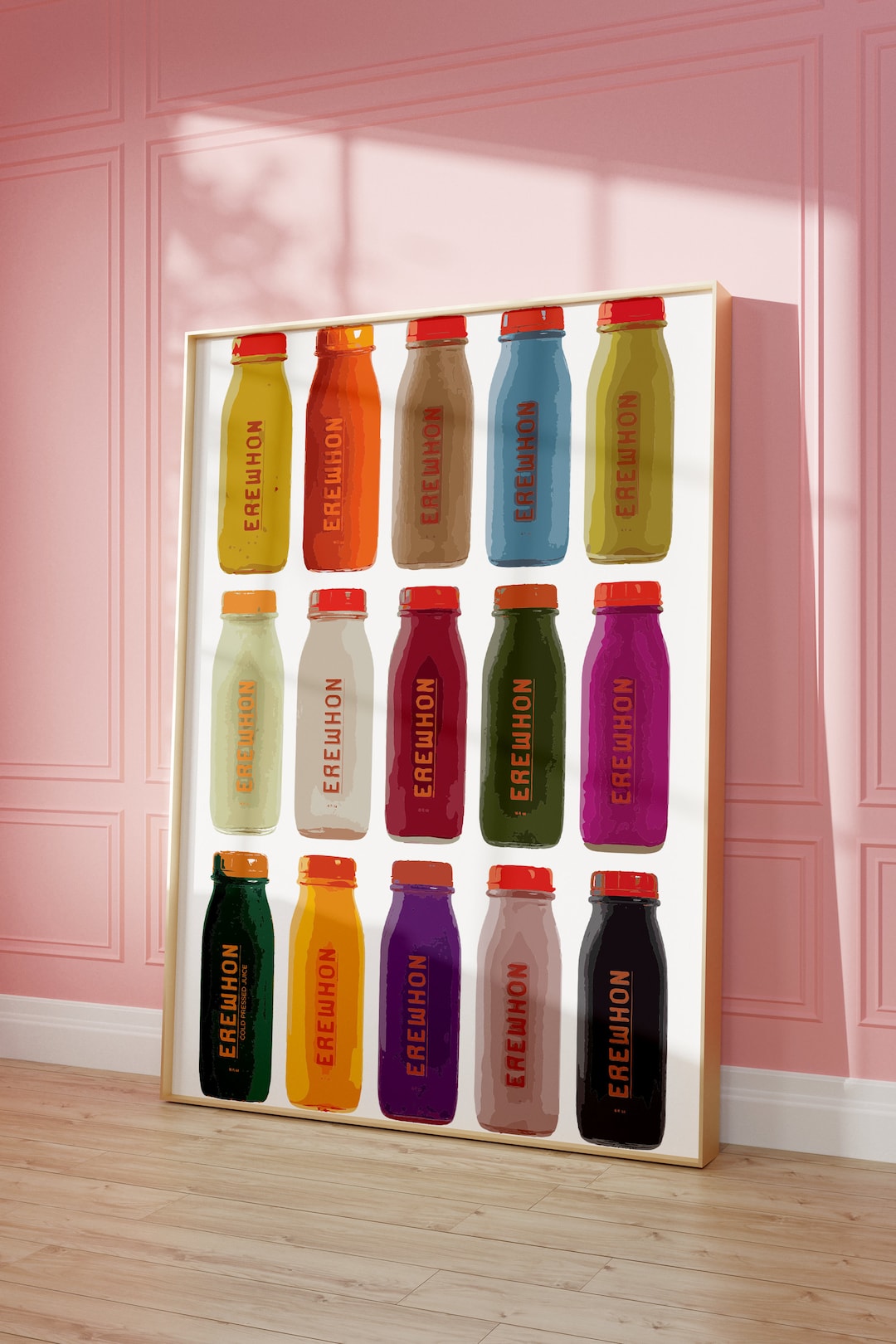 Erewhon Drink/juice Wall Print - Colorful and Trendy Kitchen/bar Art ...