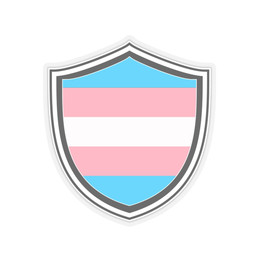 Transgender Pride Badge Sticker LGBTQIA, Trans Pride, Pride Stickers ...