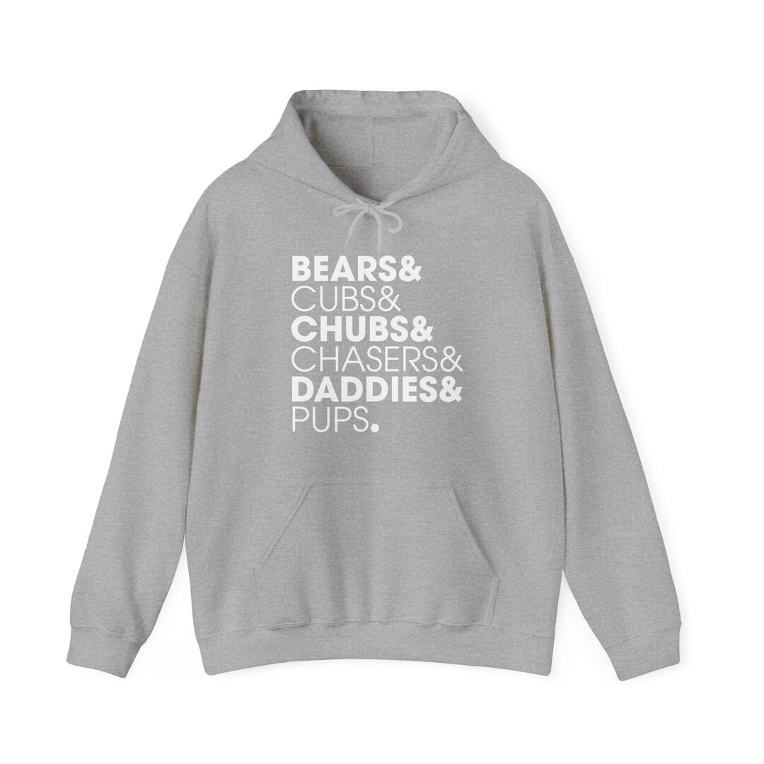 Gay Bear Community Gay Bear Pride Hoodie Gay Bear Clothing, LGBTQIA ...
