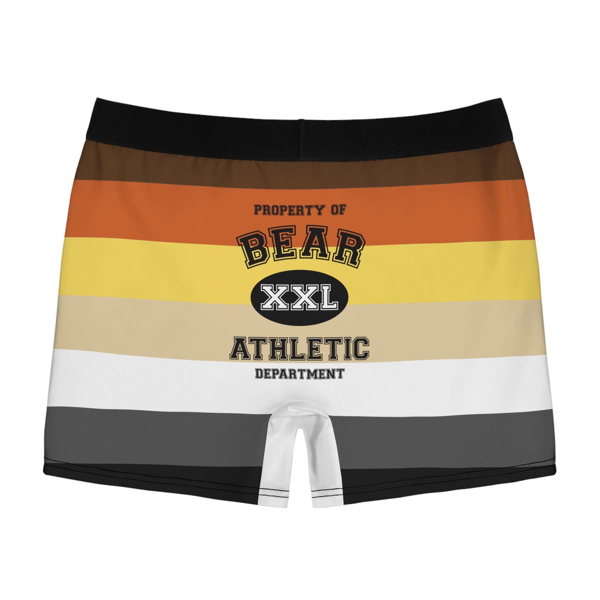Gay Property of Bear Athletic Pride Flag Boxer Briefs LGBTQIA, LGBTQ ...