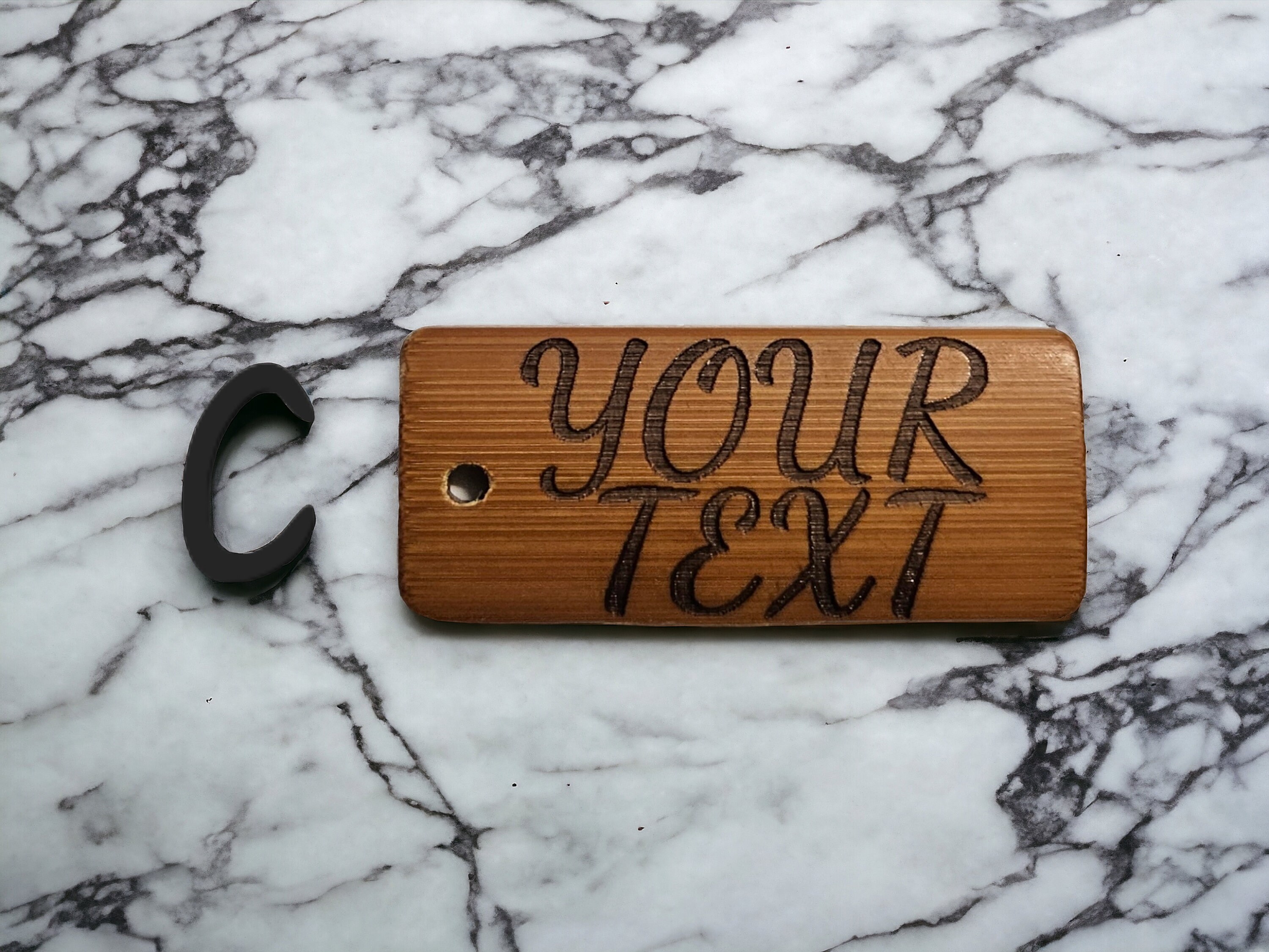 Custom Wooden Key Chain - Etsy