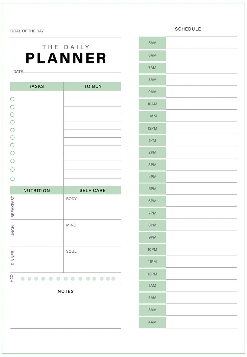 2023 MONTHLY and DAILY PLANNER - Etsy