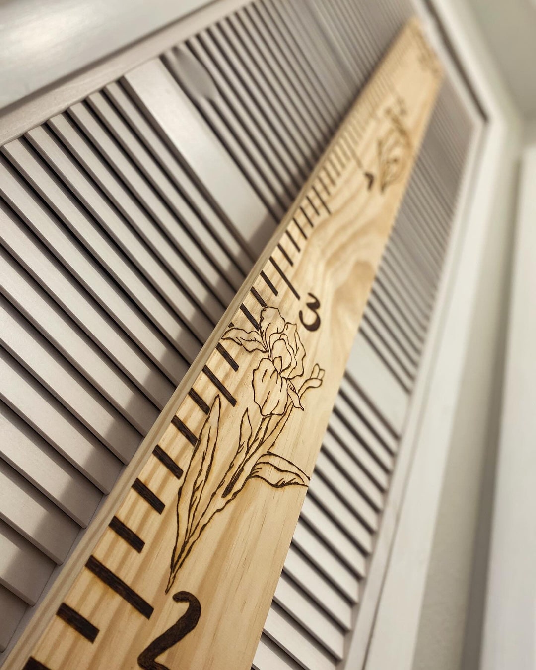 Wood Height Chart - Etsy