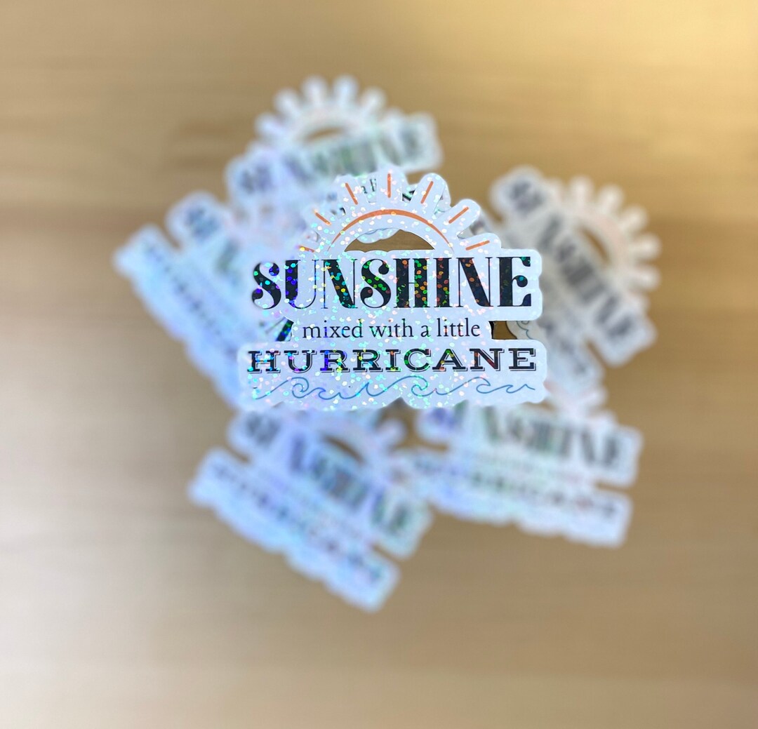 Sunshine Mixed With Hurricane Sticker - Etsy