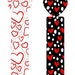 Red Black White Valentine Bookmarks | Printable Bookmarks | Valentine ...