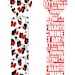 Red Black White Valentine Bookmarks | Printable Bookmarks | Valentine ...