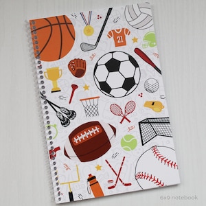 Ball Sports Notebook, Sports Journal, Cute Sketchbook, Basketball ...