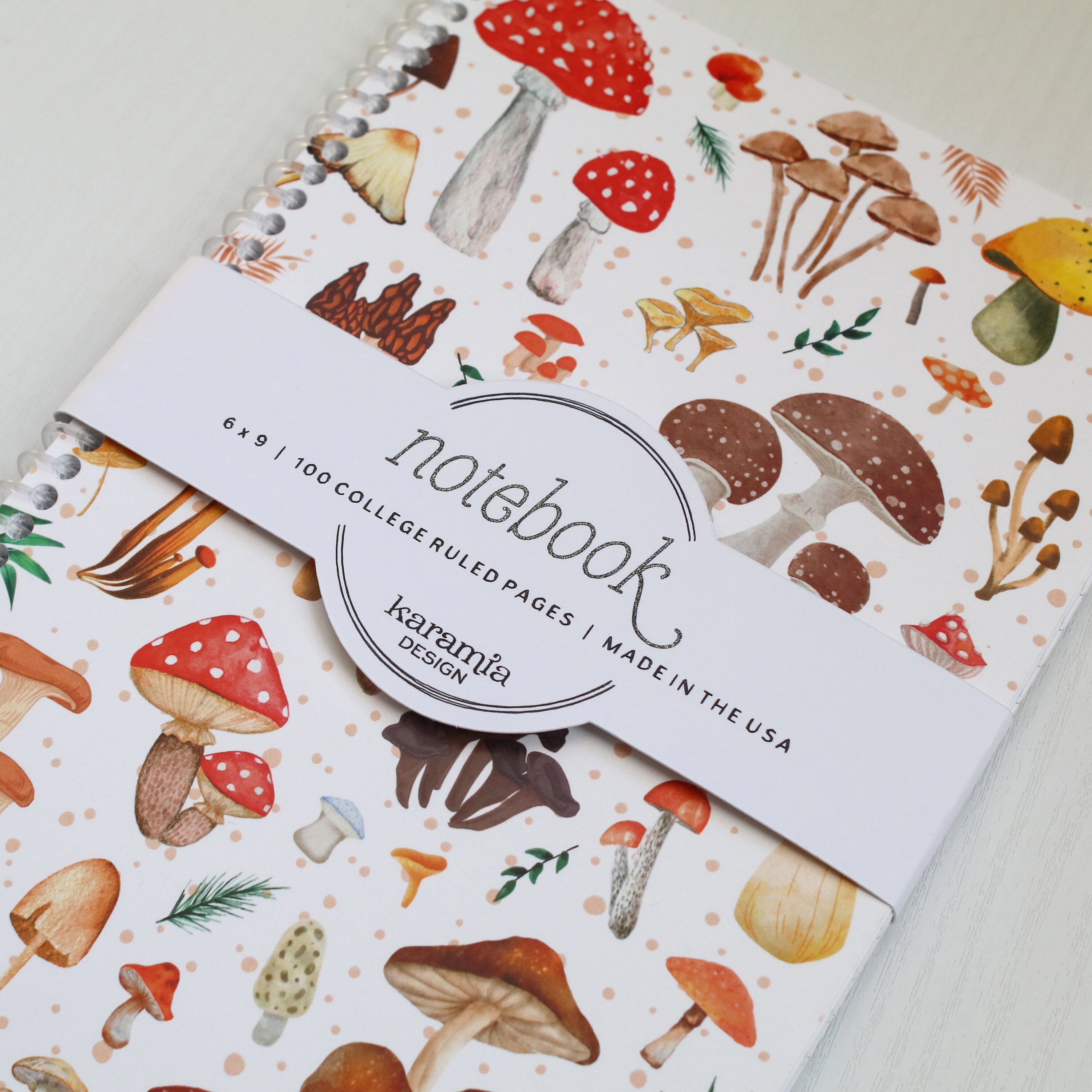 Cute Sketchbook, Mushroom Aesthetic, Cottagecore Notebook, Mushroom ...