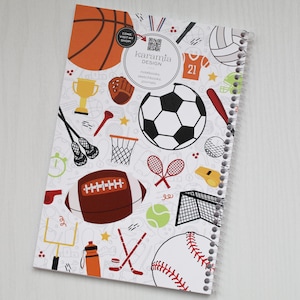 Ball Sports Notebook, Sports Journal, Cute Sketchbook, Basketball ...
