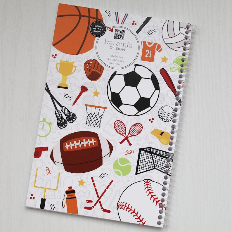Ball Sports Notebook, Sports Journal, Cute Sketchbook, Basketball ...