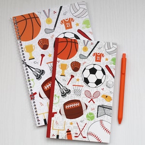 Ball Sports Notebook, Sports Journal, Cute Sketchbook, Basketball ...