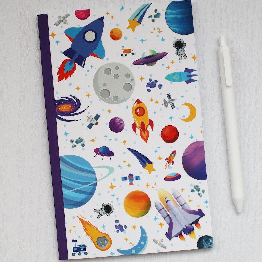 Space Sketchbook, Drawing Sketchbook, Cute Sketchbook, Space Notebook ...