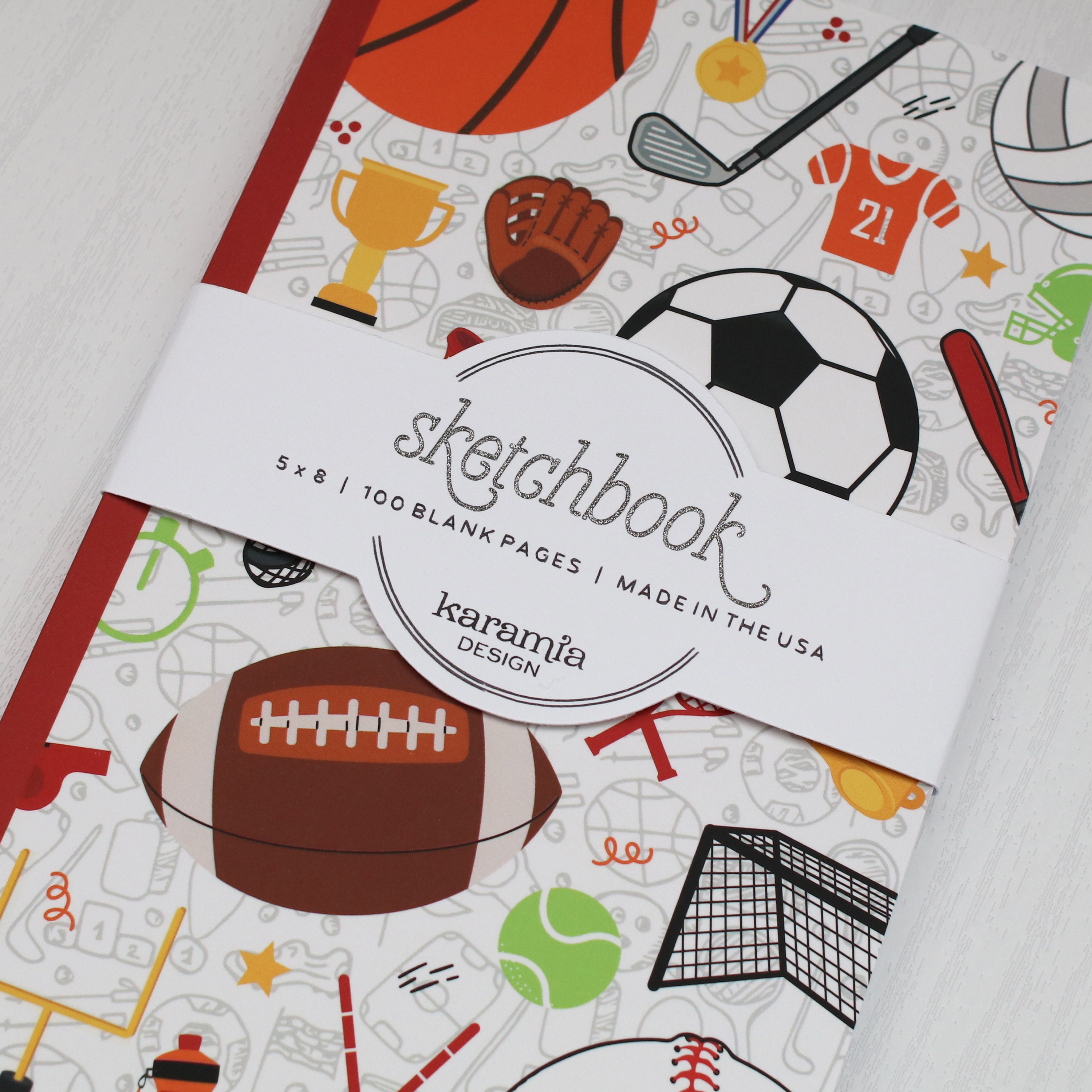 Ball Sports Notebook, Sports Journal, Cute Sketchbook, Basketball ...