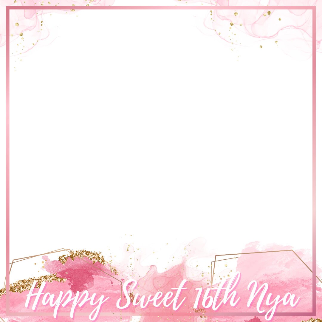 Sweet 16, Birthday 360 Video Overlays , Video Overlay, 360 Video ...