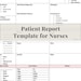 Nursing Report Template Digital Nursing Report Patient - Etsy Canada