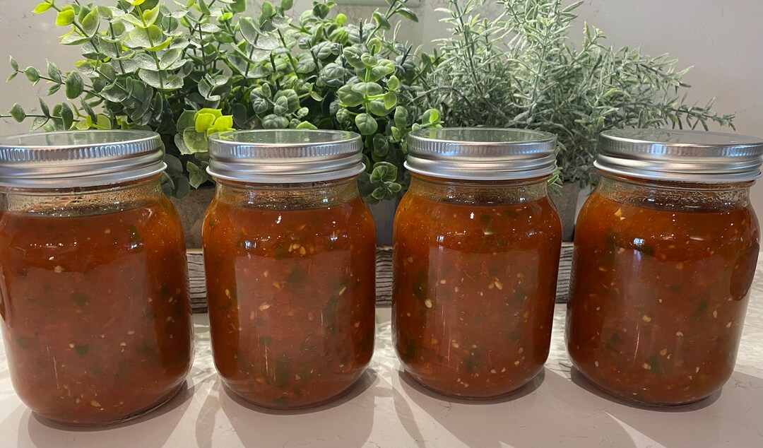 Traditional Salsa Handcrafted Hot or Mild - Etsy