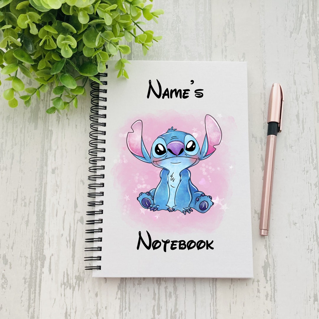 Personalised Stitch Notebook Stitch Gift Any Name Present Birthday Gift ...
